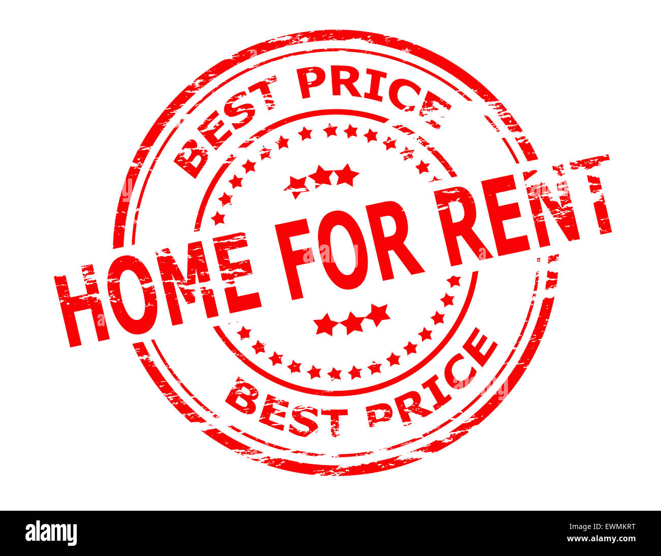 Stamp with text home for rent inside, illustration Stock Photo - Alamy