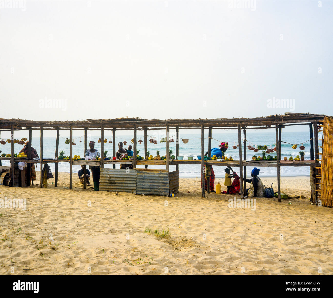 Beach fruit merchant stalls hi-res stock photography and images - Alamy