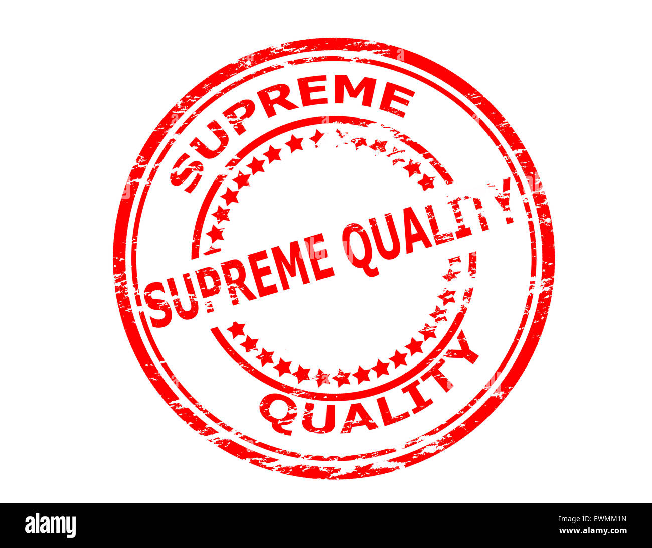 Stamp with text supreme quality inside, illustration Stock Photo - Alamy