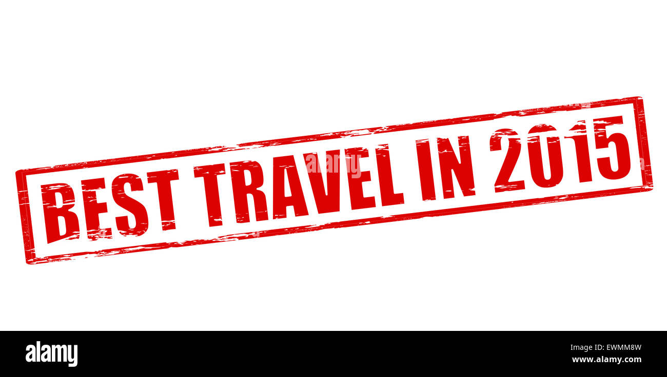 Rubber stamp with text best travel inside, illustration Stock Photo - Alamy