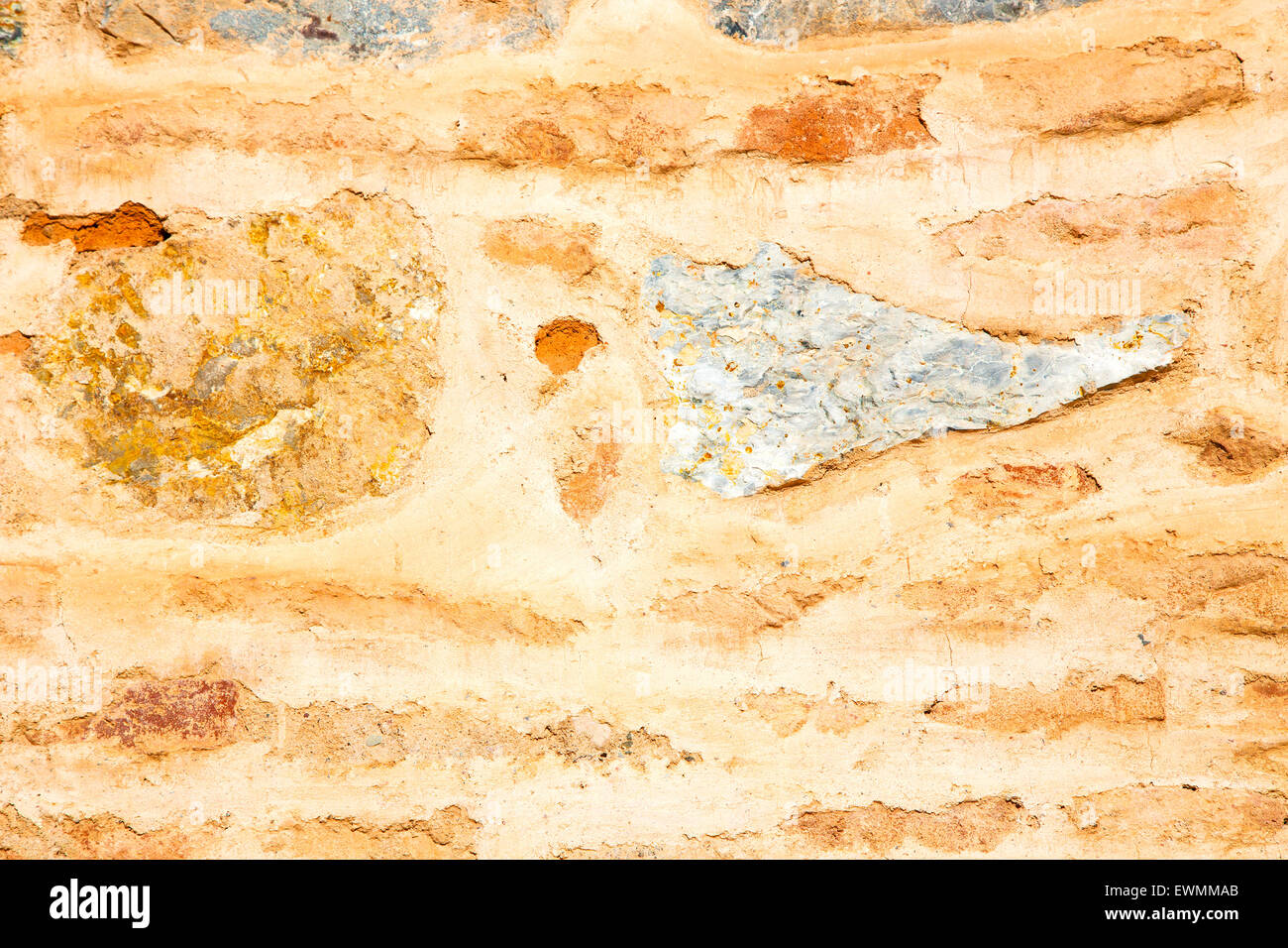 texture wall in africa morocco the old brick construction concrete ...