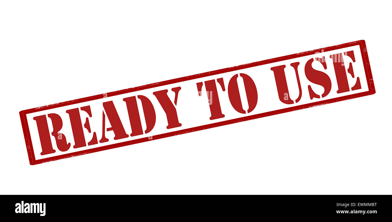 Rubber stamp with text ready to use inside, illustration Stock Photo ...