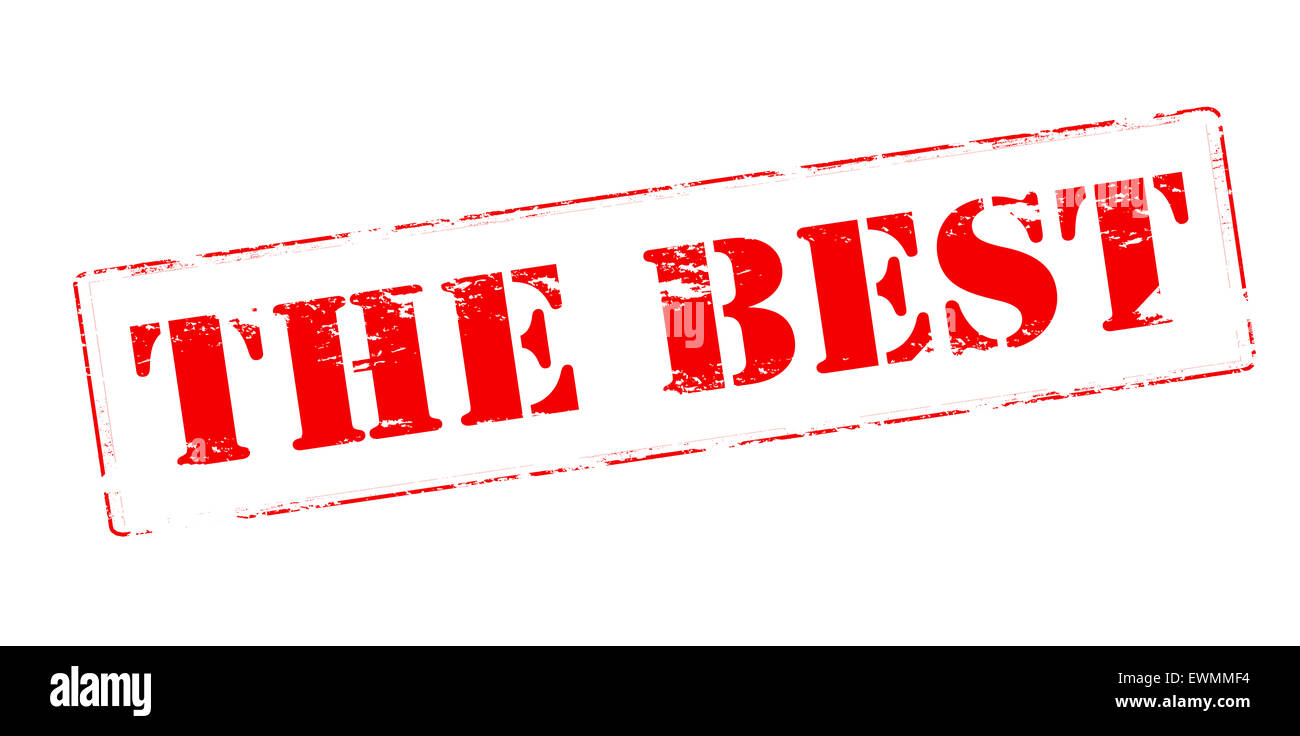 Rubber stamp with text the best inside, illustration Stock Photo - Alamy