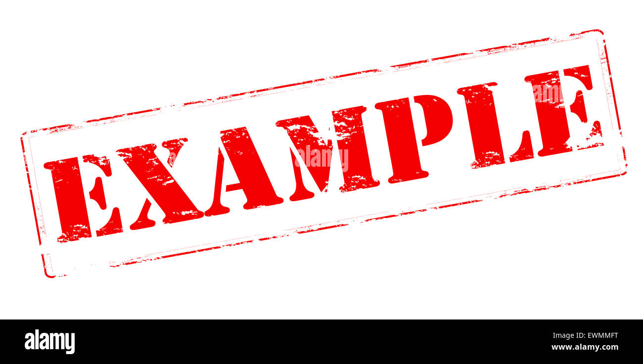 Illustration example hi-res stock photography and images - Alamy