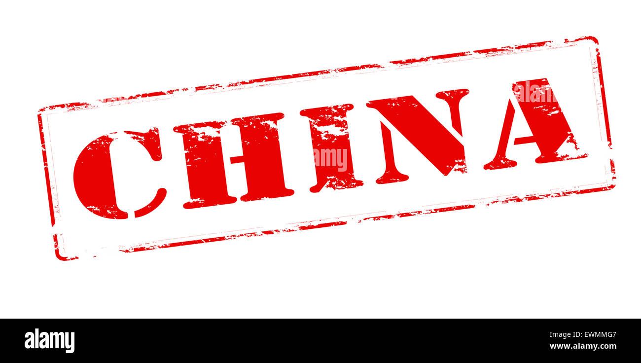 China the word Cut Out Stock Images & Pictures - Alamy