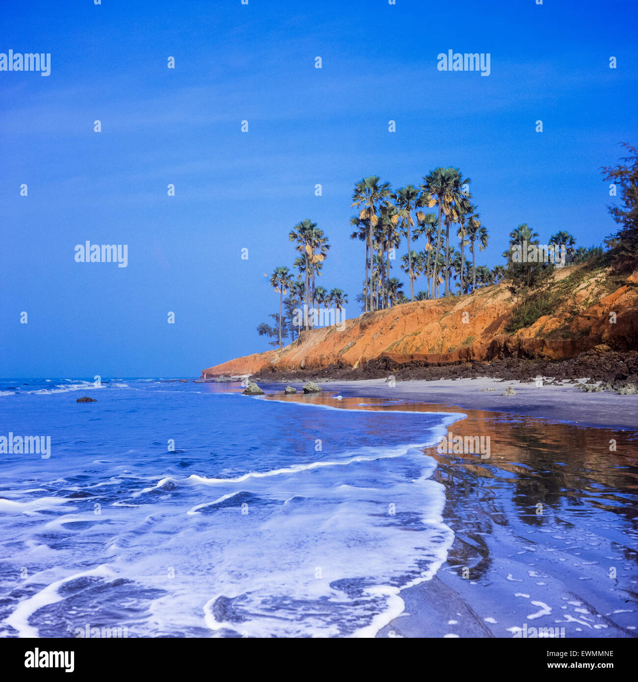 Gambia fajara beach ocean hi-res stock photography and images - Alamy