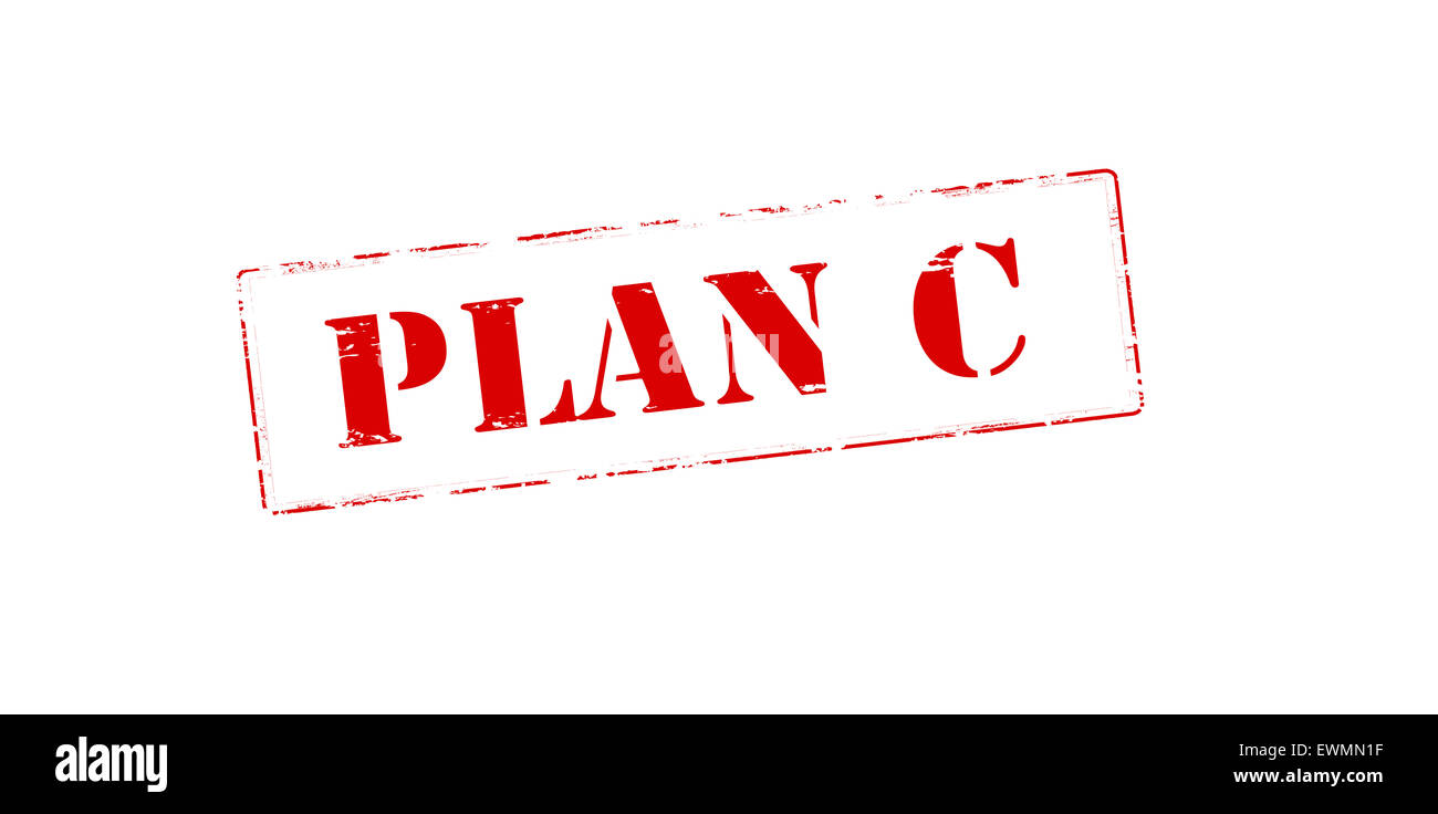 Rubber stamp with text plan C inside, illustration Stock Photo - Alamy
