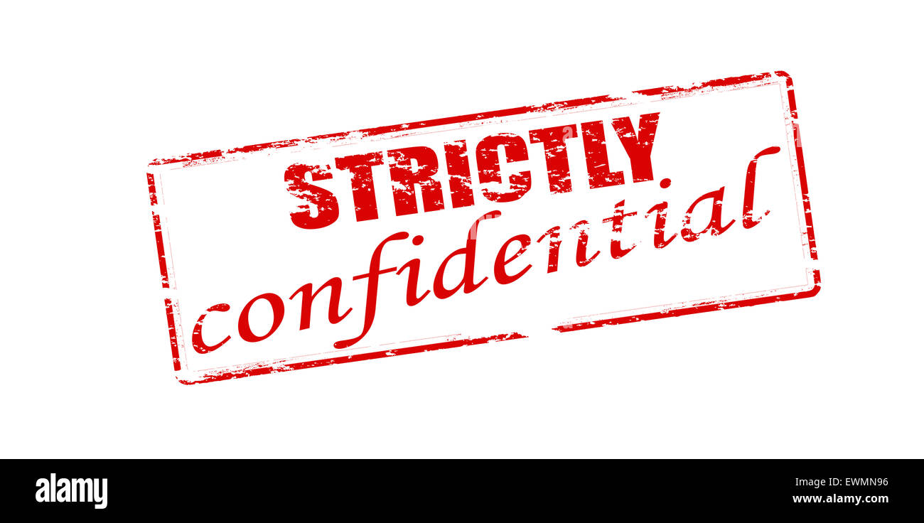 Strictly private and confidential stamp Cut Out Stock Images & Pictures ...