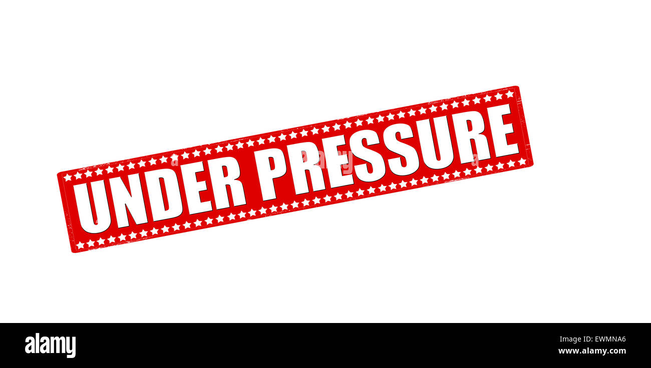 Under pressure stamp Cut Out Stock Images & Pictures - Alamy