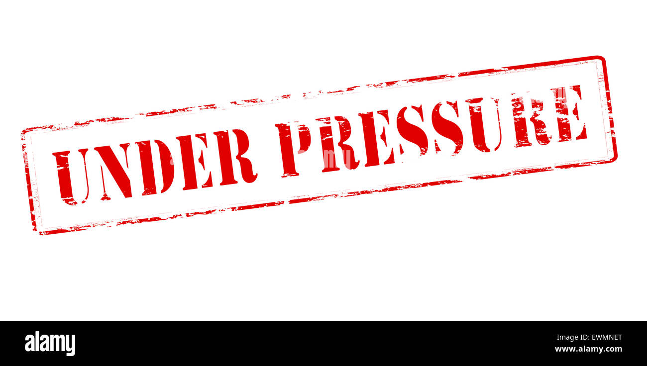 Under pressure stamp Cut Out Stock Images & Pictures - Alamy