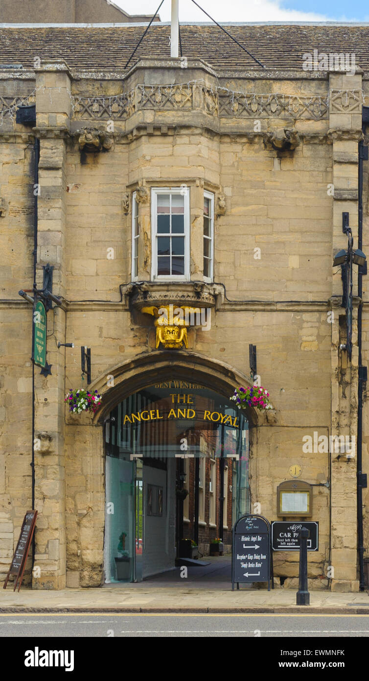 The Angel & Royal Hotel, High Street, Grantham, Lincolnshire - One of ...