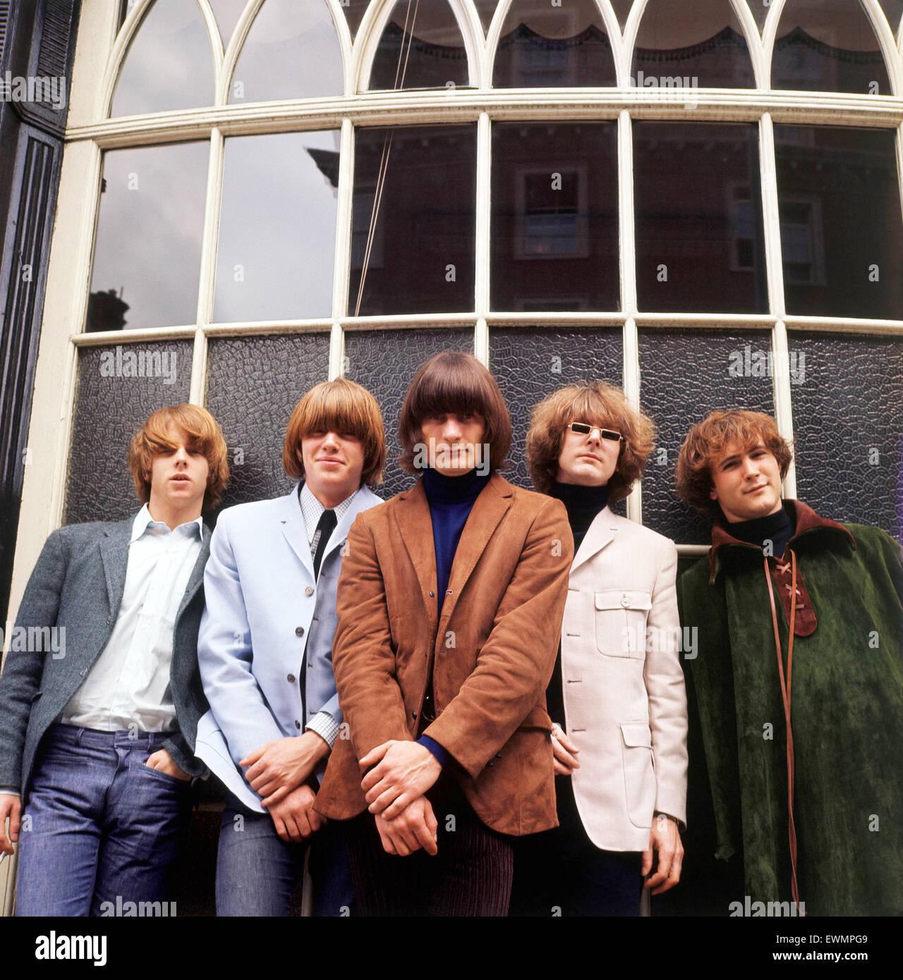 THE BYRDS US group in 1965 from left: Dave Crosby, Roger McGuinn Stock ...