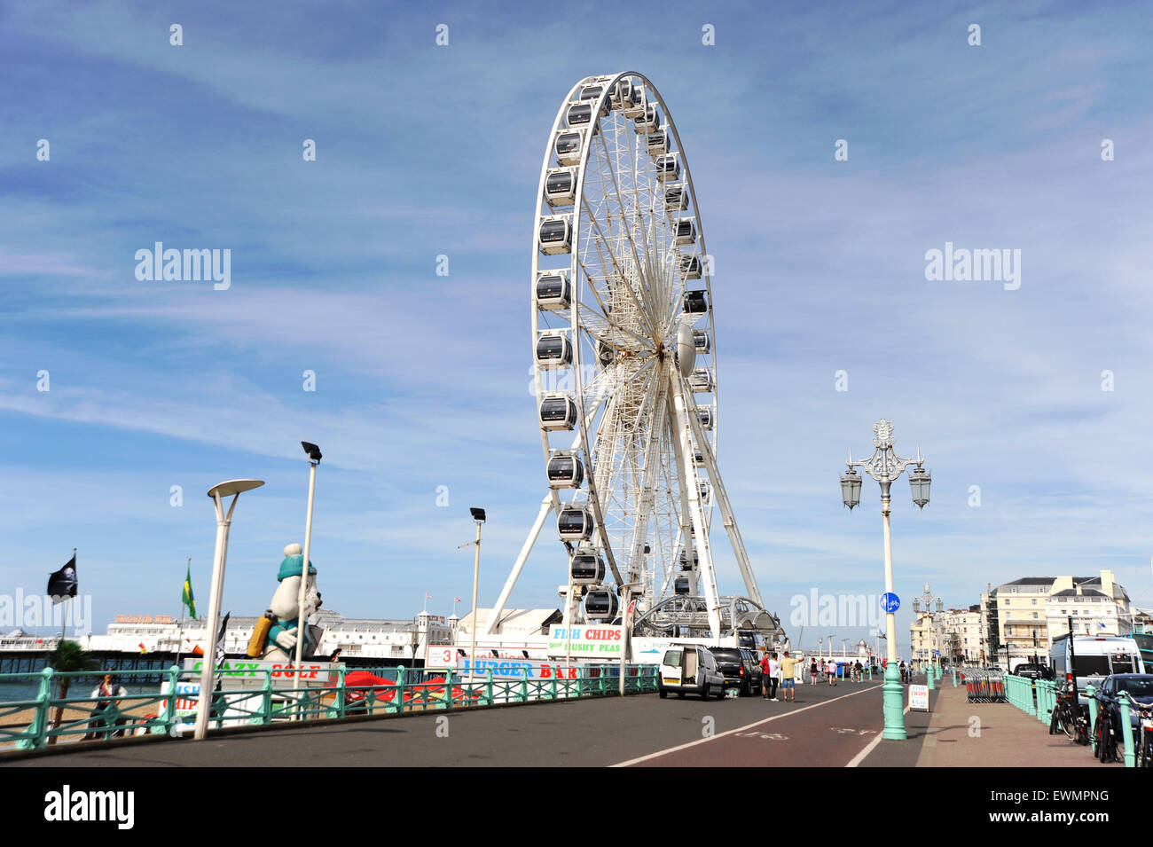 Brighton Wheel UK seafront England in 2015 Stock Photo - Alamy