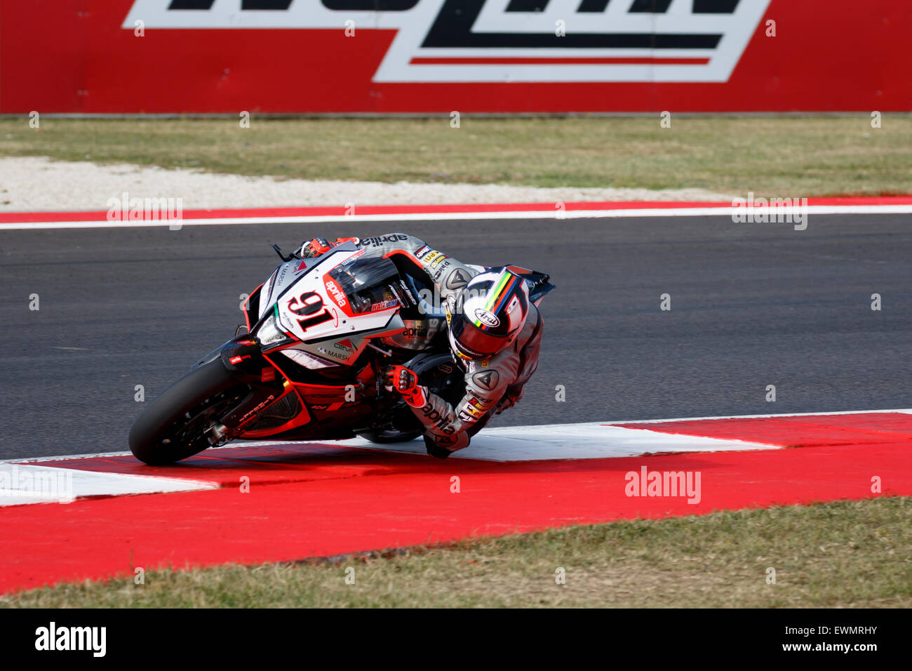 Misano Adriatico, Italy - June 21: Aprilia RSV4 RF of Aprilia Racing ...