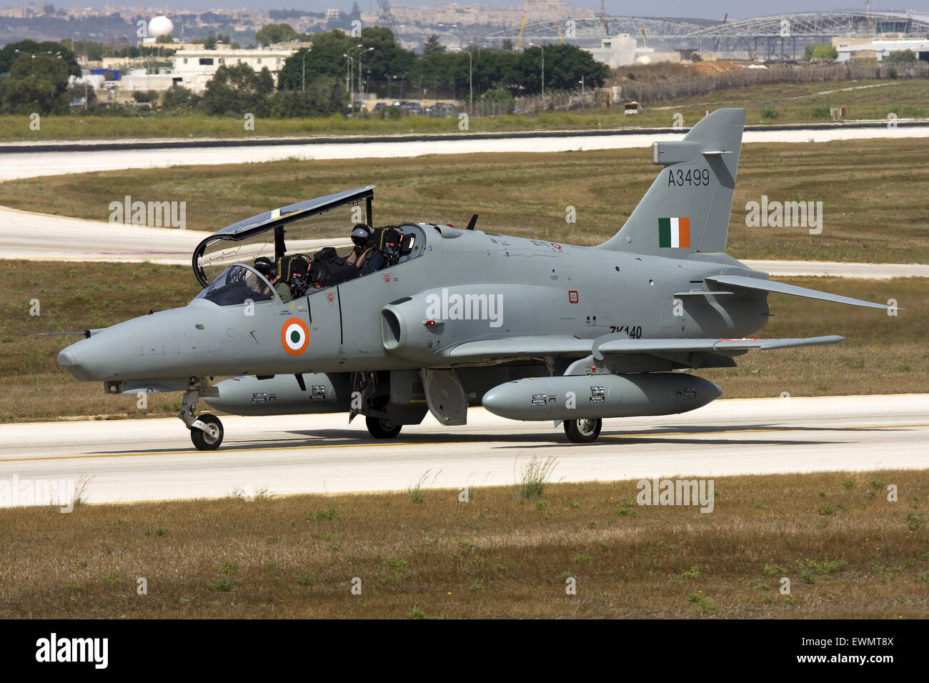 BAe Hawk Mk. 132 jet trainers on delivery flight to the Indian Air ...
