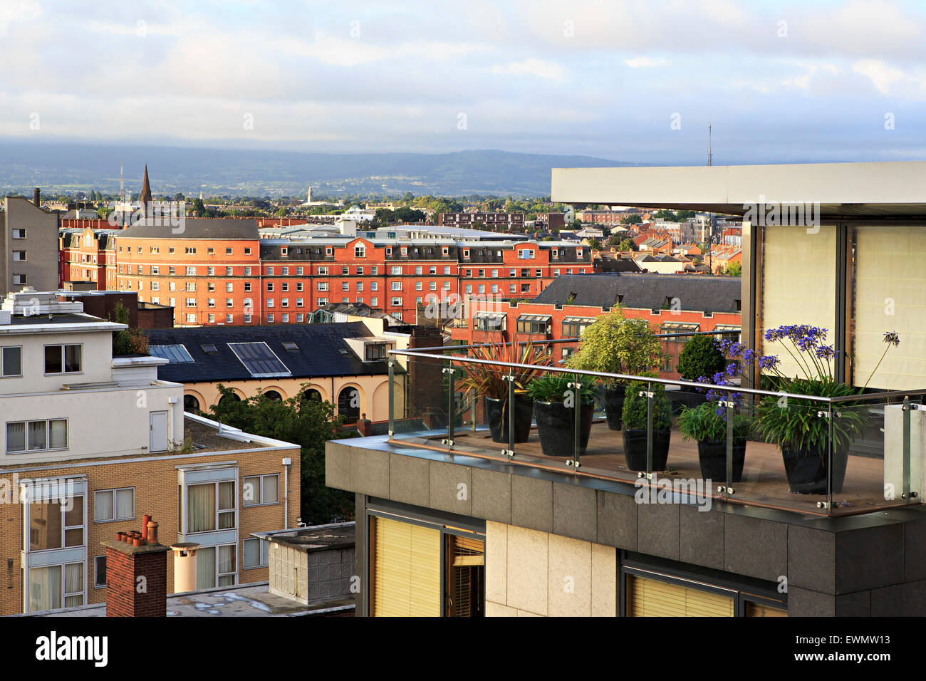 Morning view of downtown Dublin Stock Photo - Alamy