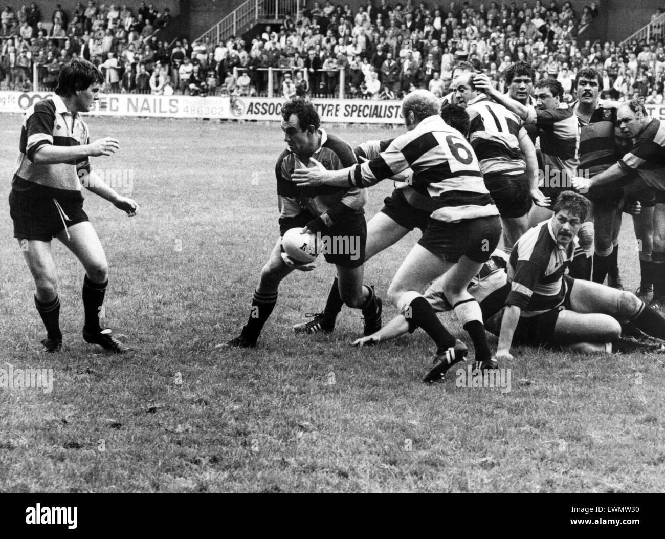 Roger Powell, Newport Rugby Football Club, 2nd October 1982 Stock Photo ...