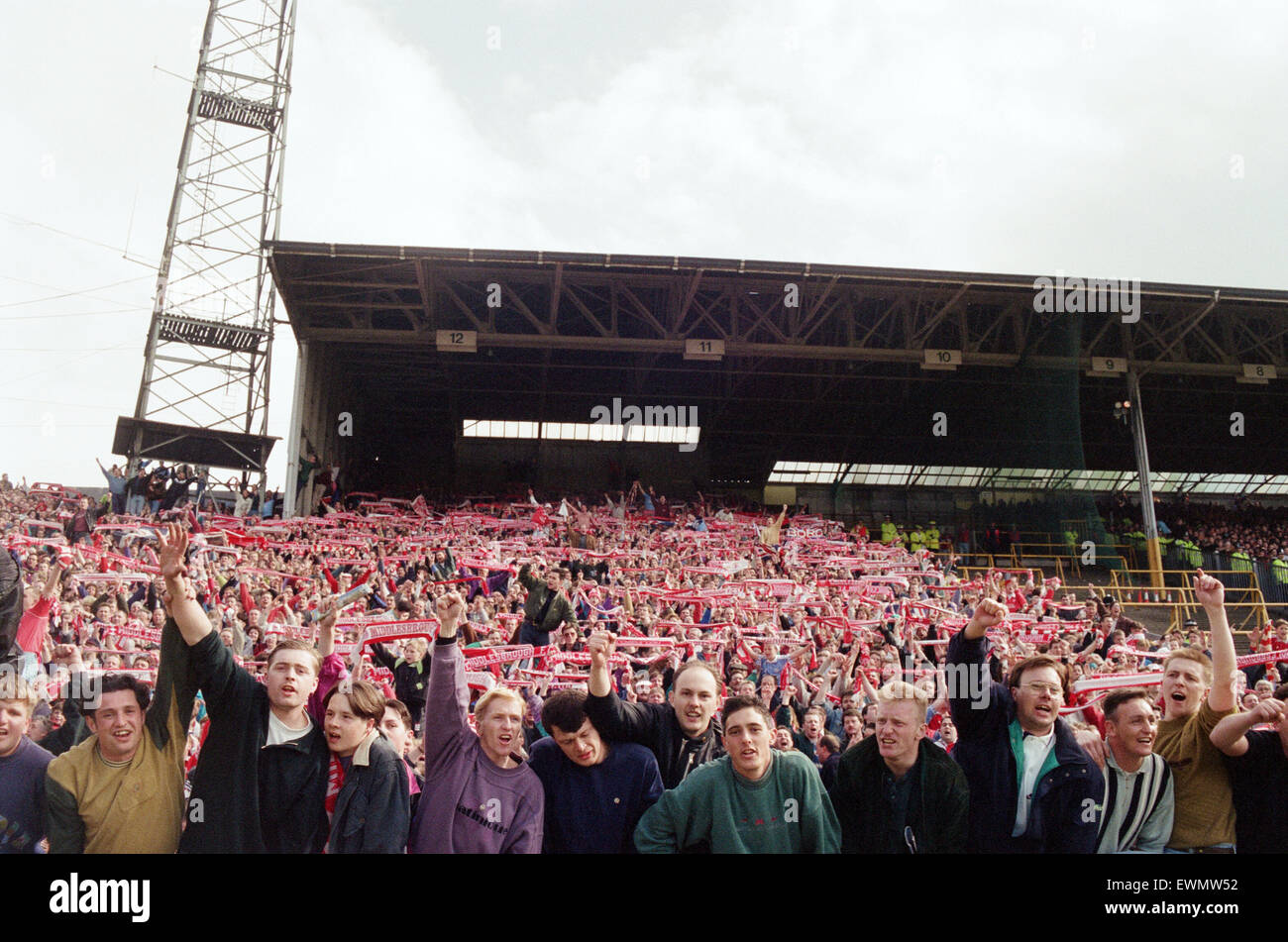 Fans during the Wolverhampton Wanderers v Middlesbrough match. Final ...