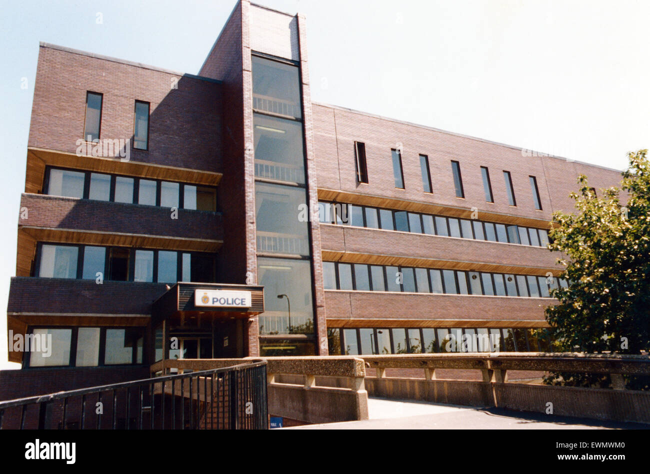 Gateshead Police Station. Circa 1998 Stock Photo - Alamy