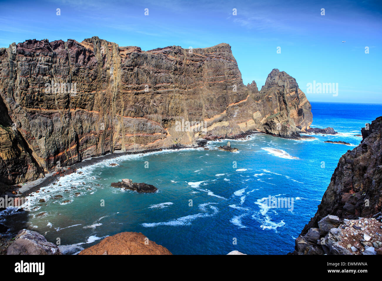 The east coast of Madeira Island near Canical, Portugal Stock Photo - Alamy