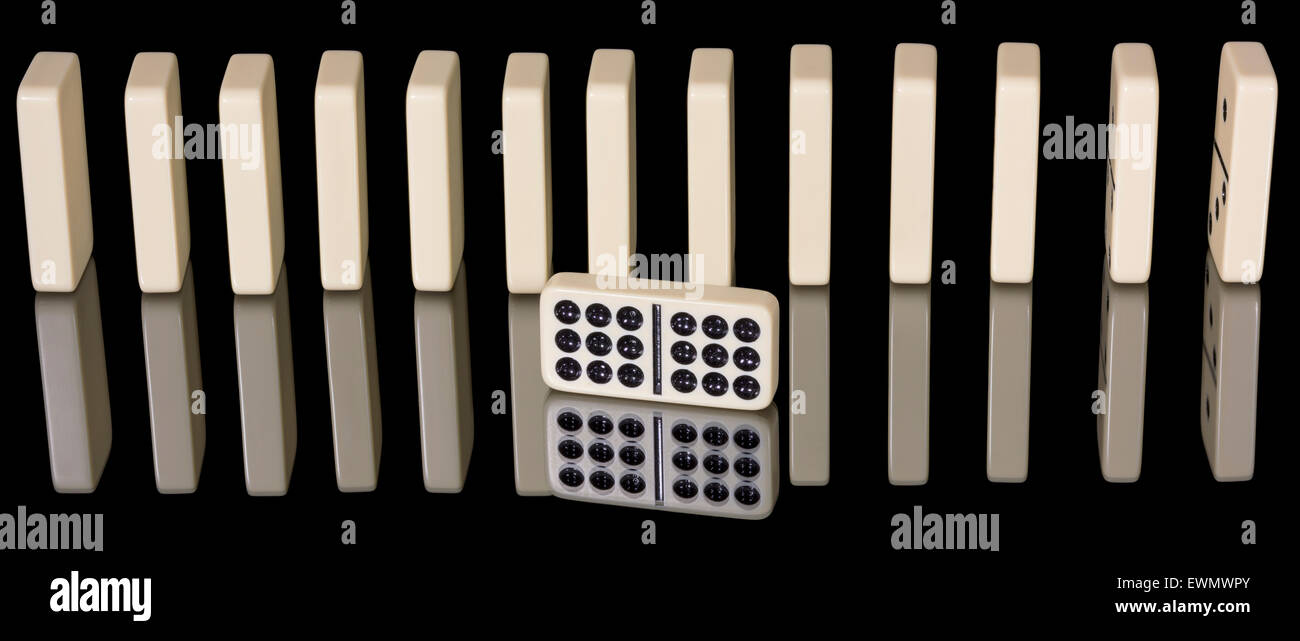 Dominos playing pieces hi-res stock photography and images - Alamy