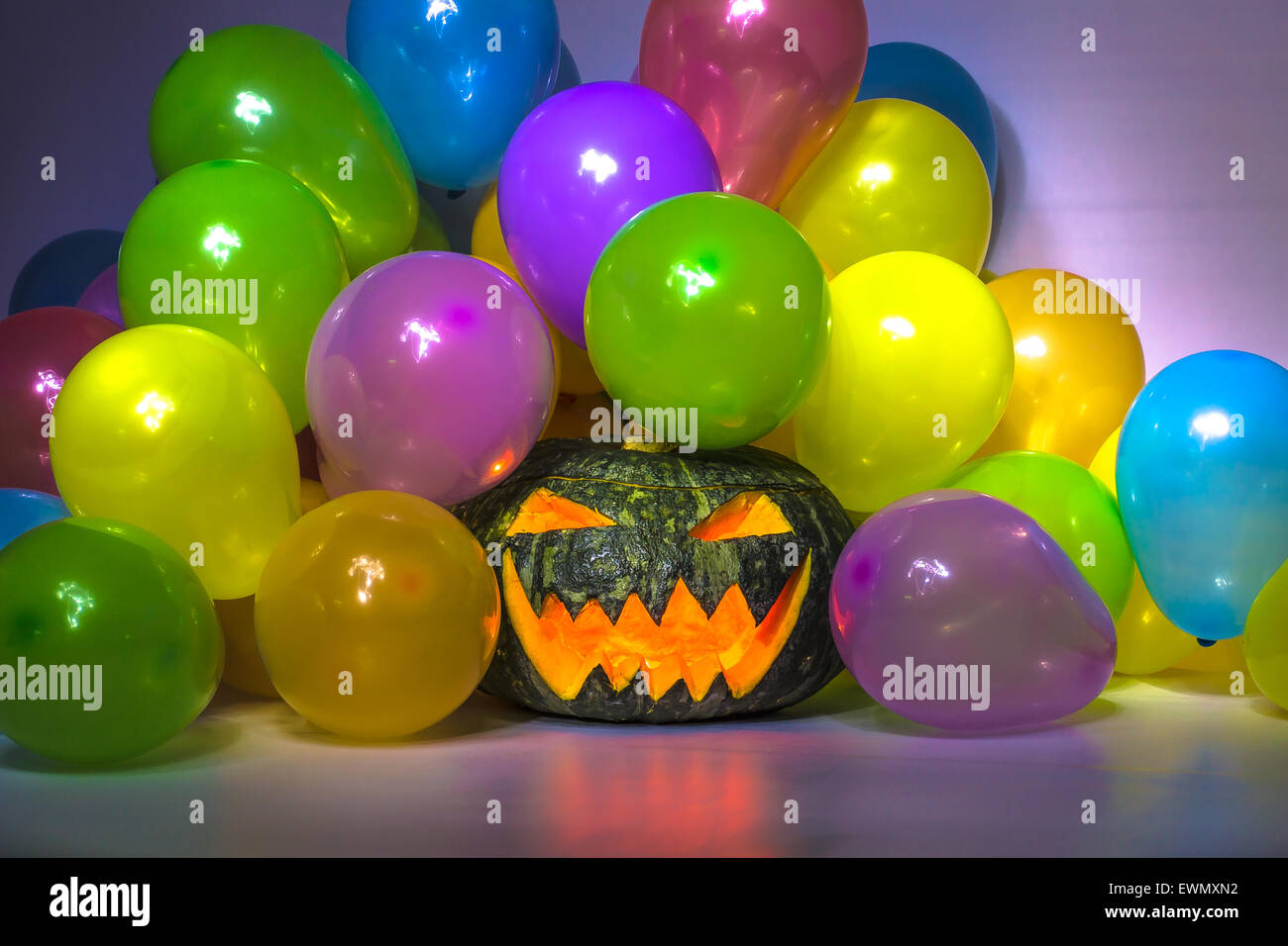 Halloween Pumpkin Party Stock Photo - Alamy