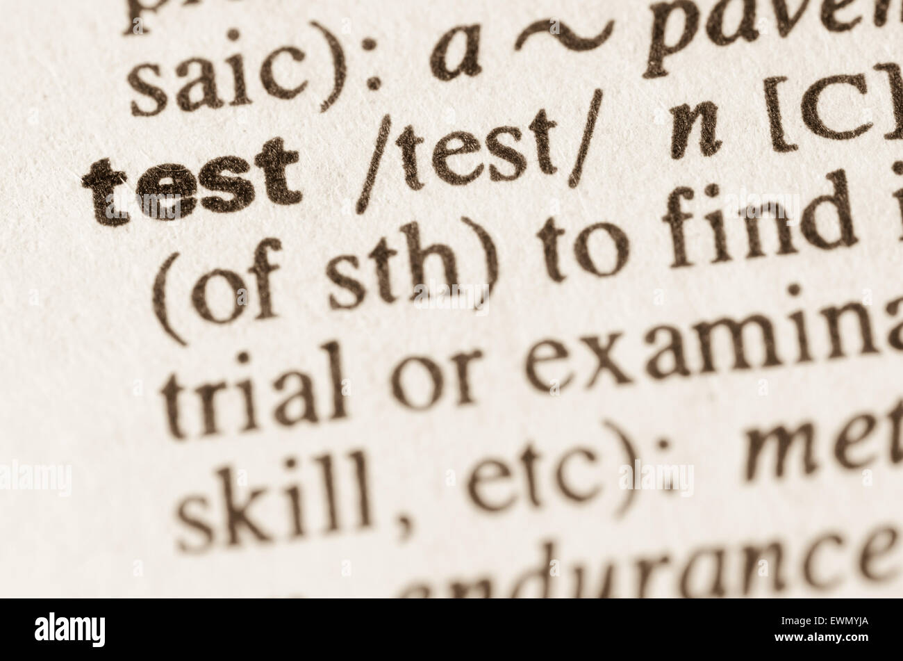 Literacy test hi-res stock photography and images - Alamy