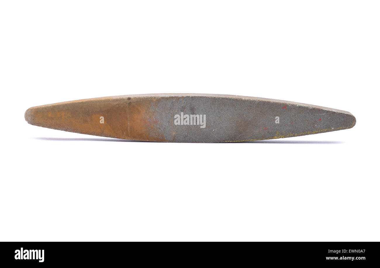 Sharpening stones on white Stock Photo - Alamy