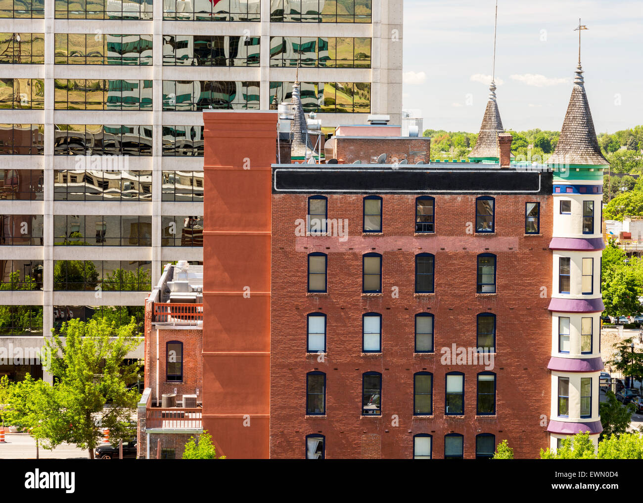 Antique building in downtown Boise Idaho Stock Photo - Alamy