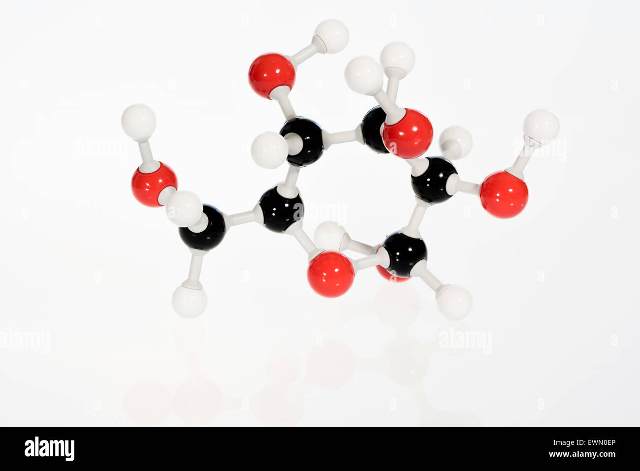 complex glucose chemical model on white Stock Photo - Alamy