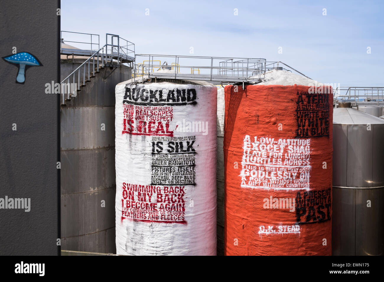 Art installation by artist Askew One during Art Week 2012, includes ...