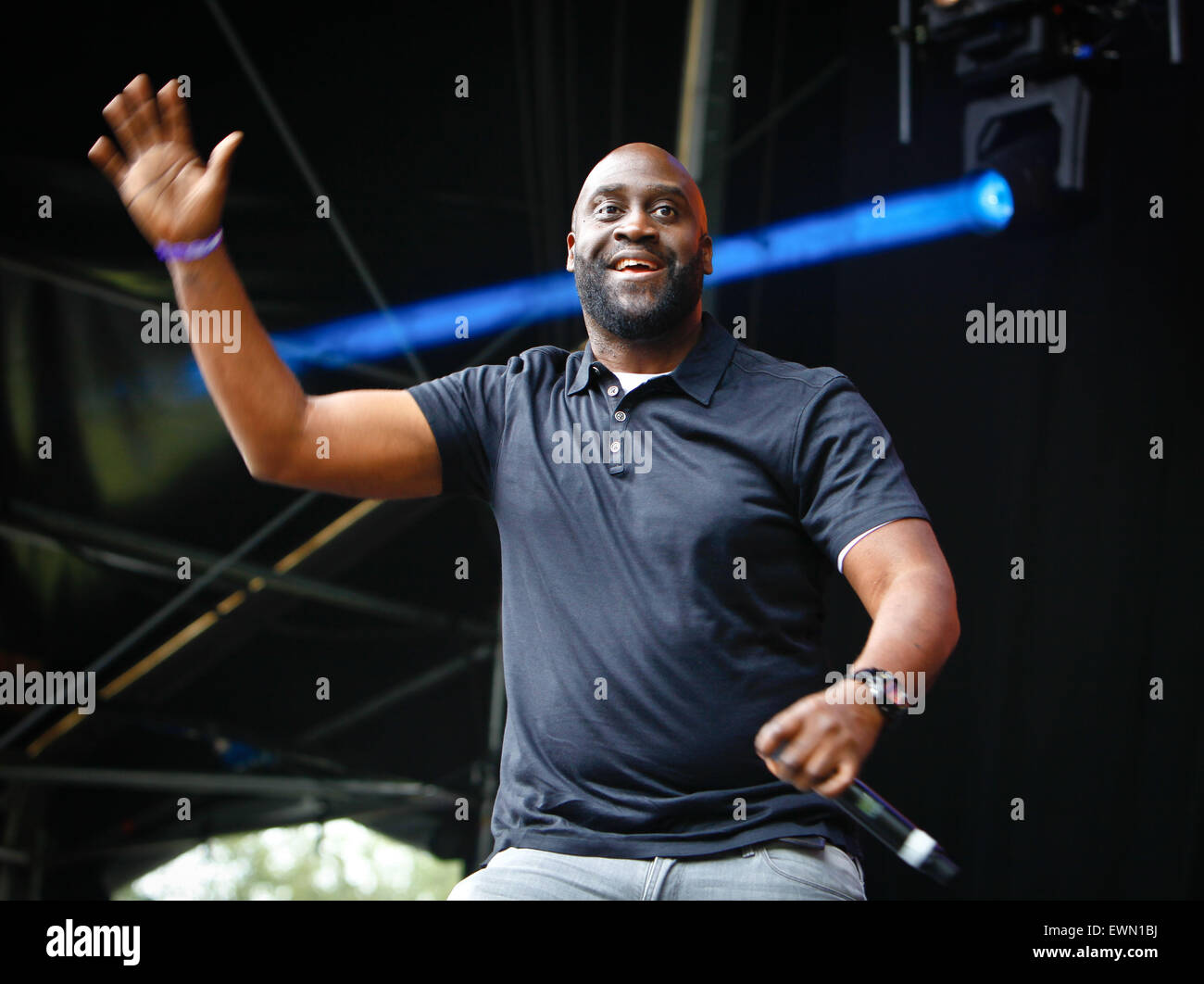 London, UK. 28th June, 2015. De La Soul ( Vincent Mason, Kelvin Mercer ...