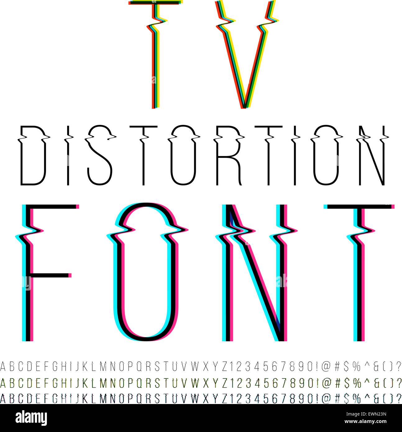 Thin font hi-res stock photography and images - Alamy