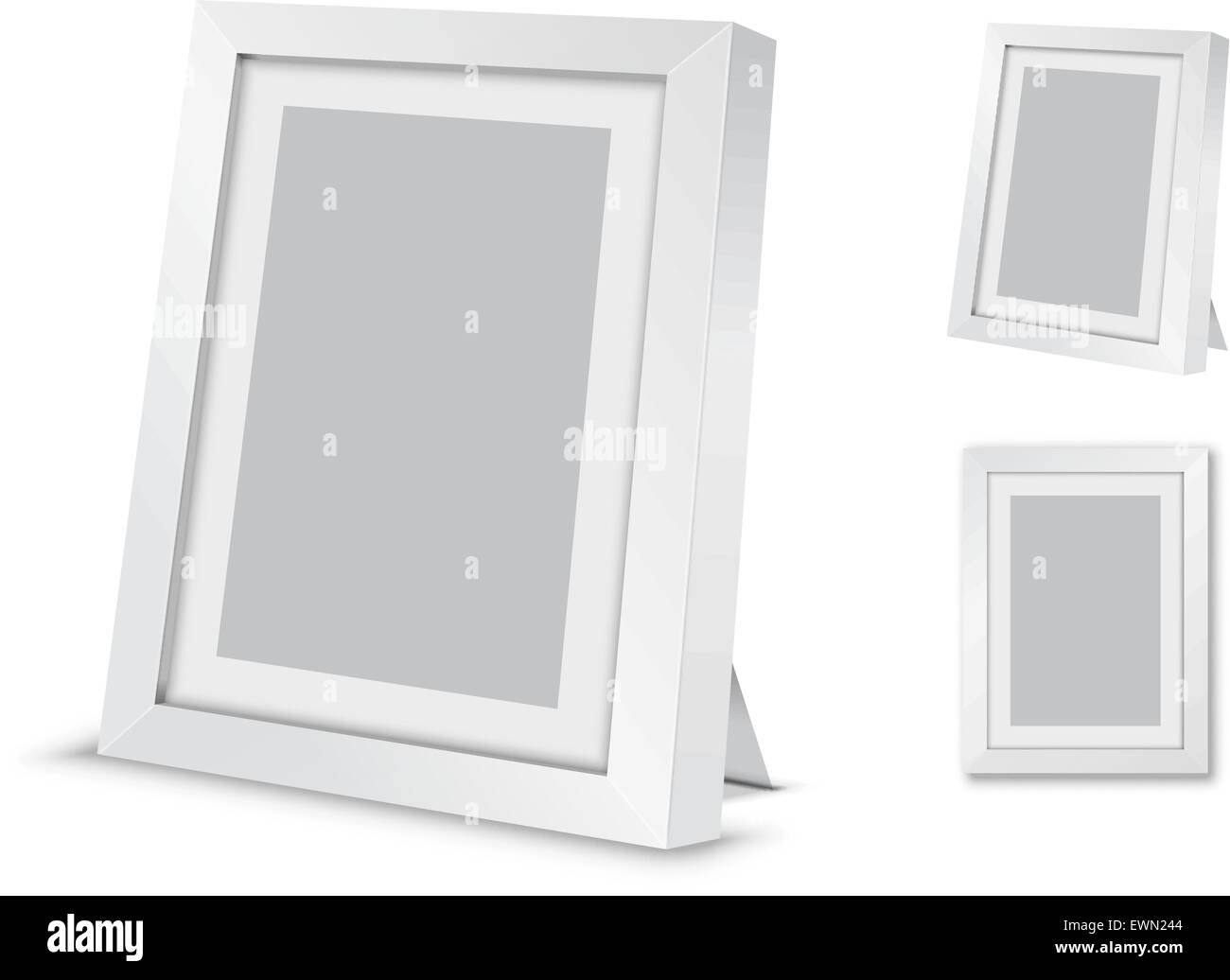 Office desk photo frame Stock Vector Images - Alamy