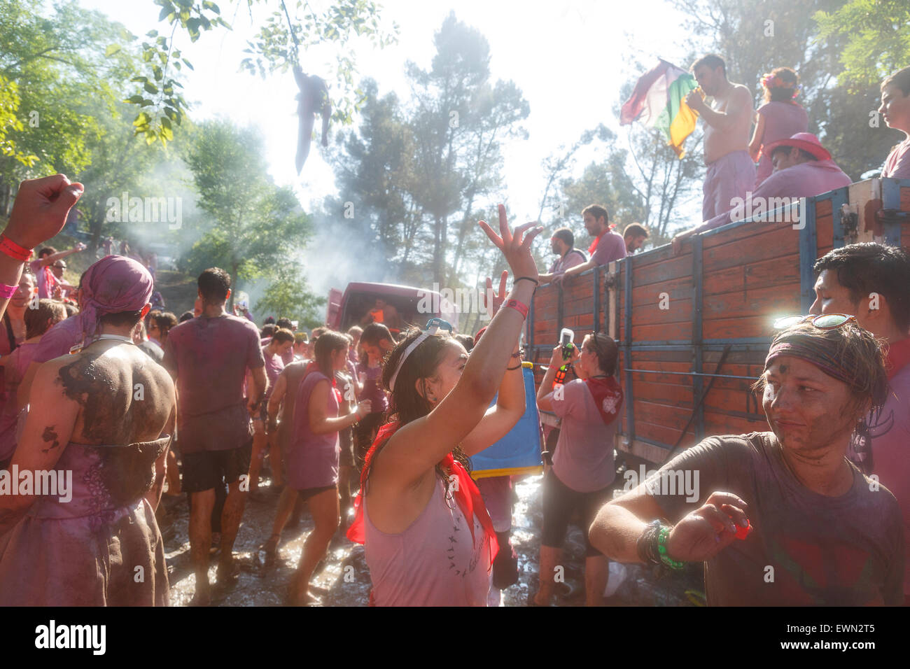 Haro wine battle, spain hi-res stock photography and images - Alamy