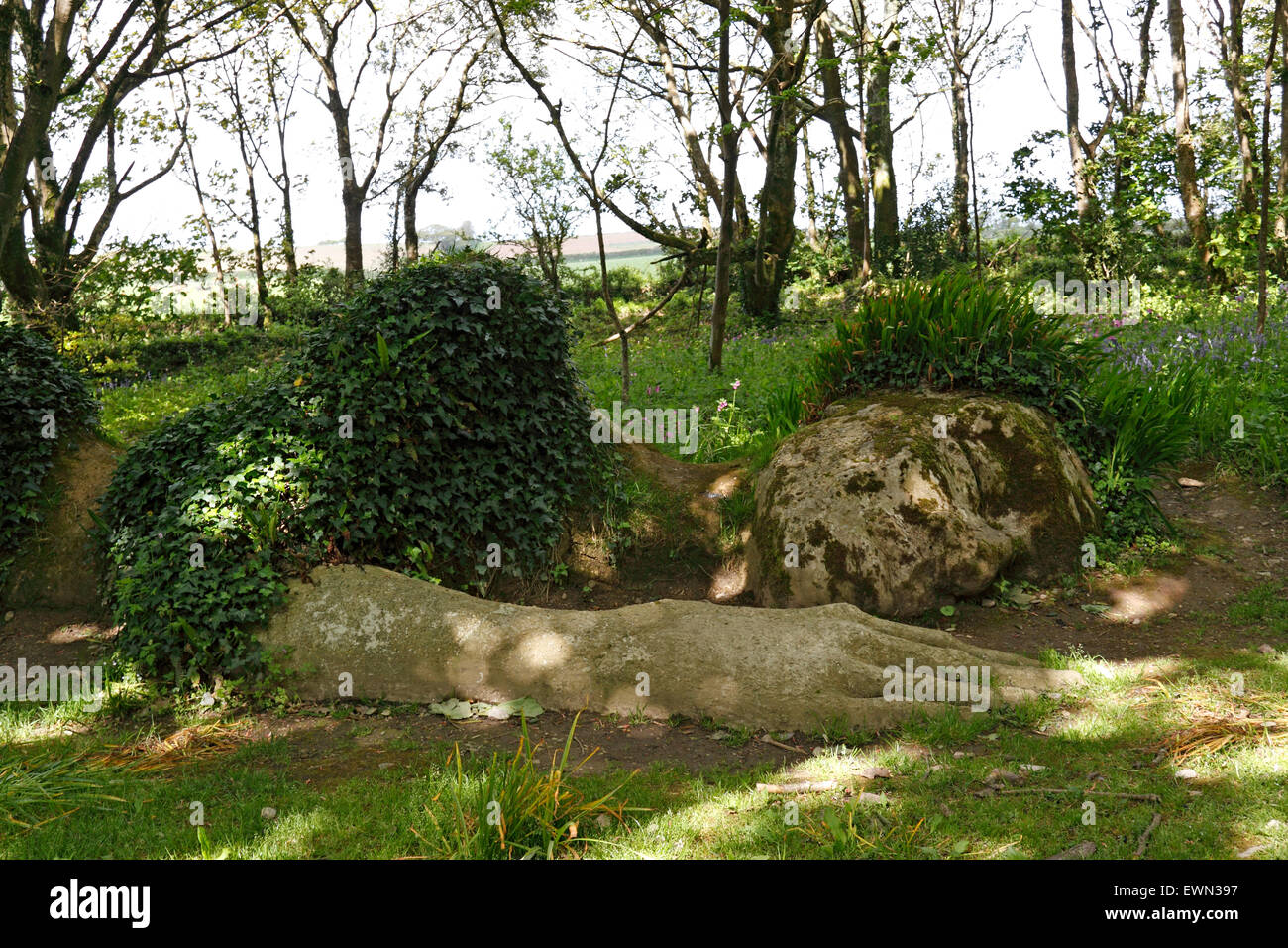 Lost gardens of heligan mud maid hi-res stock photography and images ...