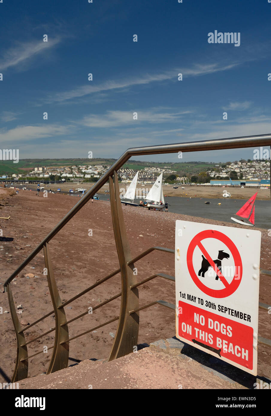 Dogs prohibited on beach hi-res stock photography and images - Alamy