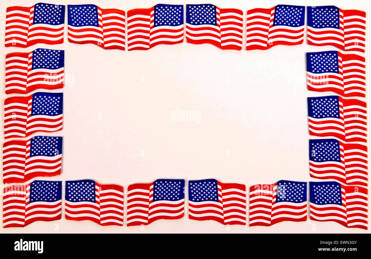 Patriotic Flag Border