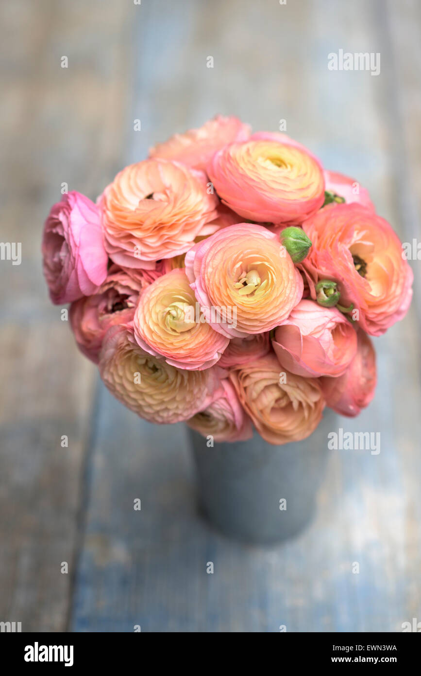 Coral Ranunculus Bouquet