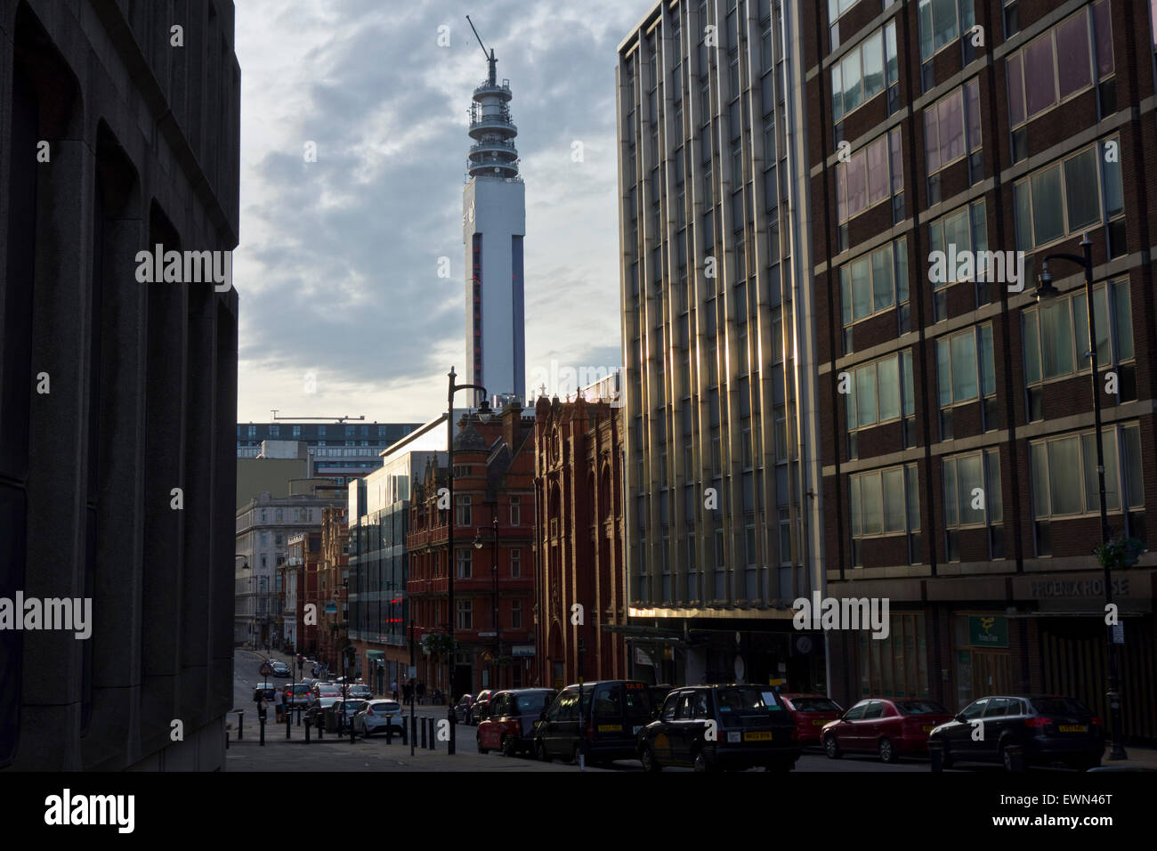 Newhall Street BT Tower Stock Photo - Alamy