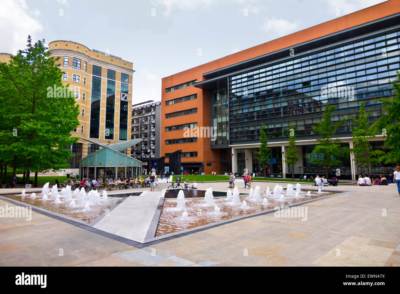 the square Brindley place Stock Photo - Alamy