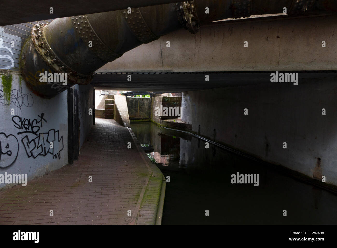 Graffiti under bridge hi-res stock photography and images - Alamy