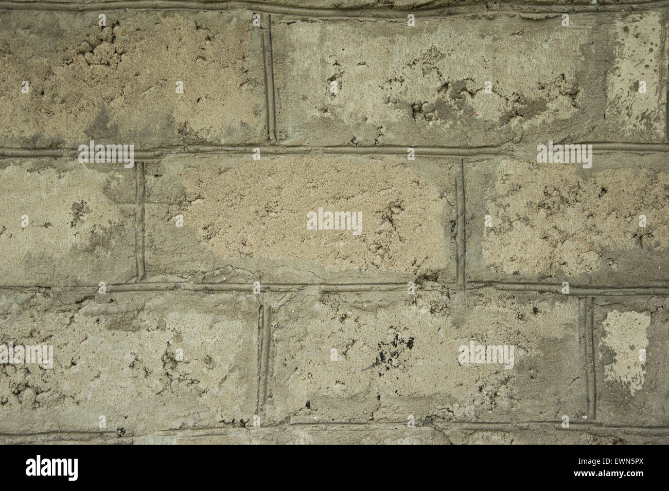 texture - a wall plastered with clay Stock Photo - Alamy