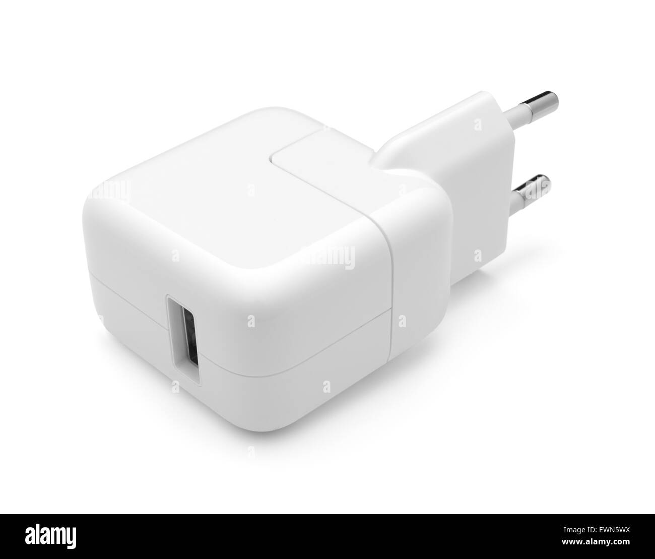 Usb charger, on a white background, isolated Stock Photo - Alamy