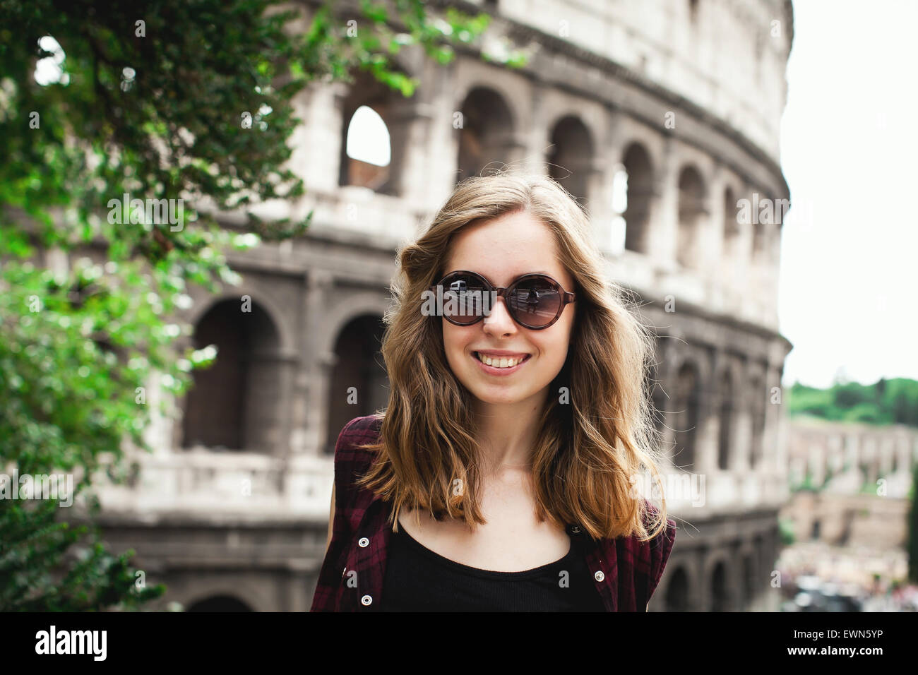 Female tourist in italy hi-res stock photography and images - Alamy