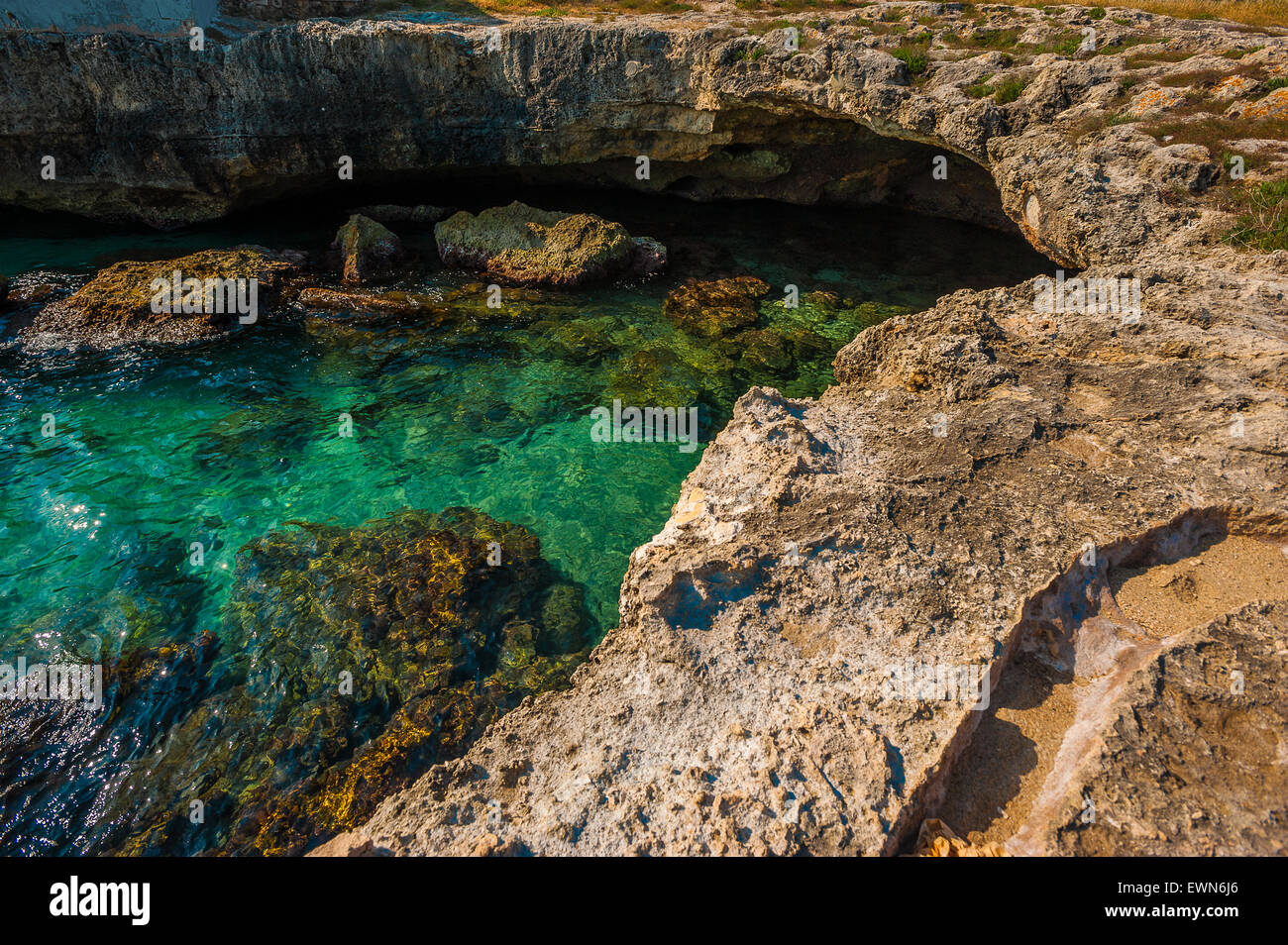 Italy Apulia Monopoli Capitolo Stock Photo - Alamy