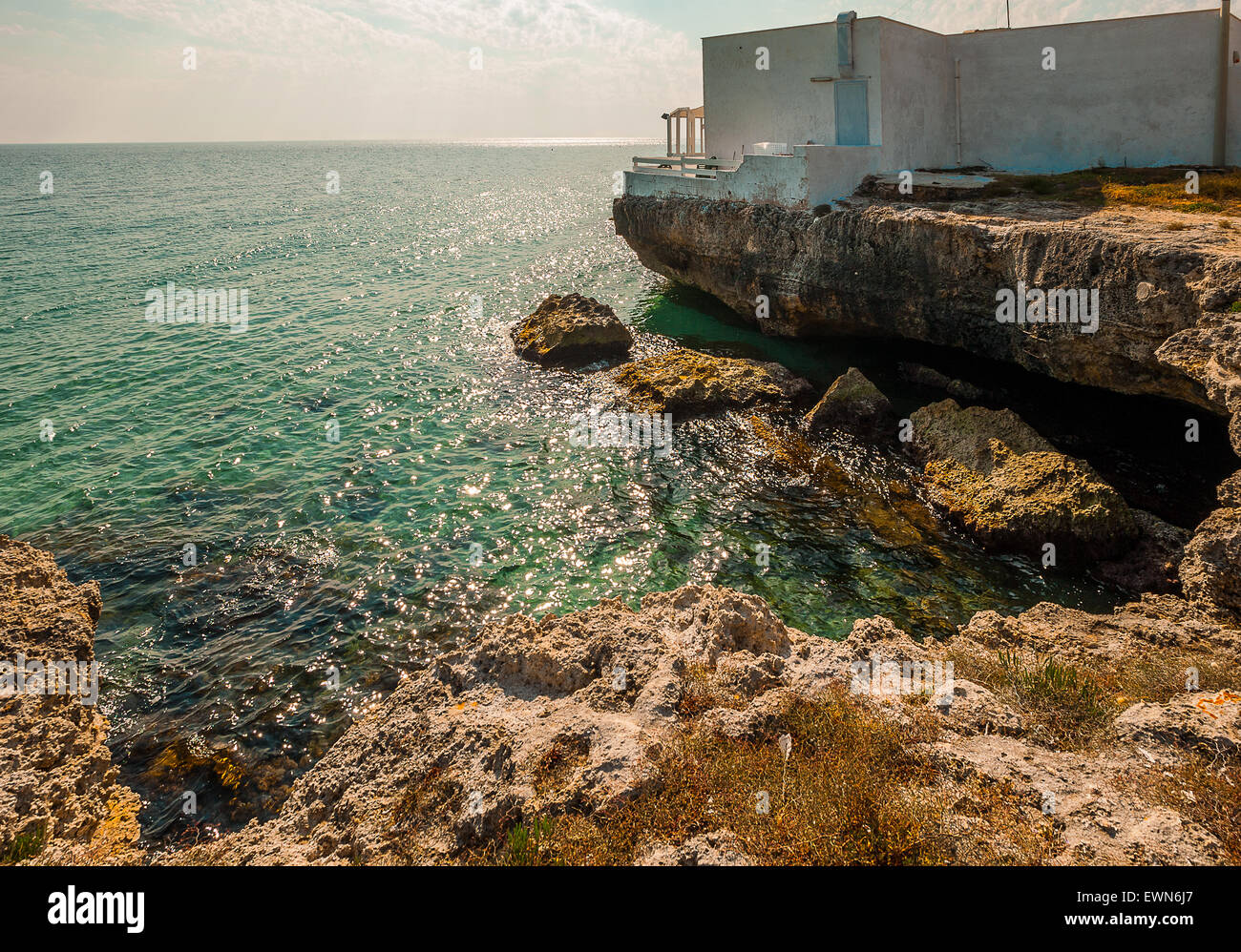 Italy Apulia Monopoli Capitolo Stock Photo - Alamy