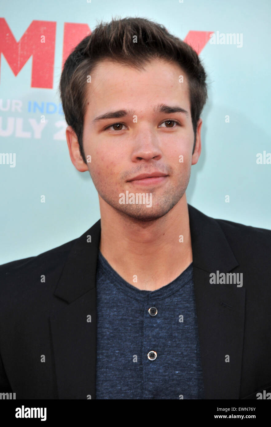Los Angeles.CA.USA . Nathan Kress at the Tammy Premiere, at the Tammy ...