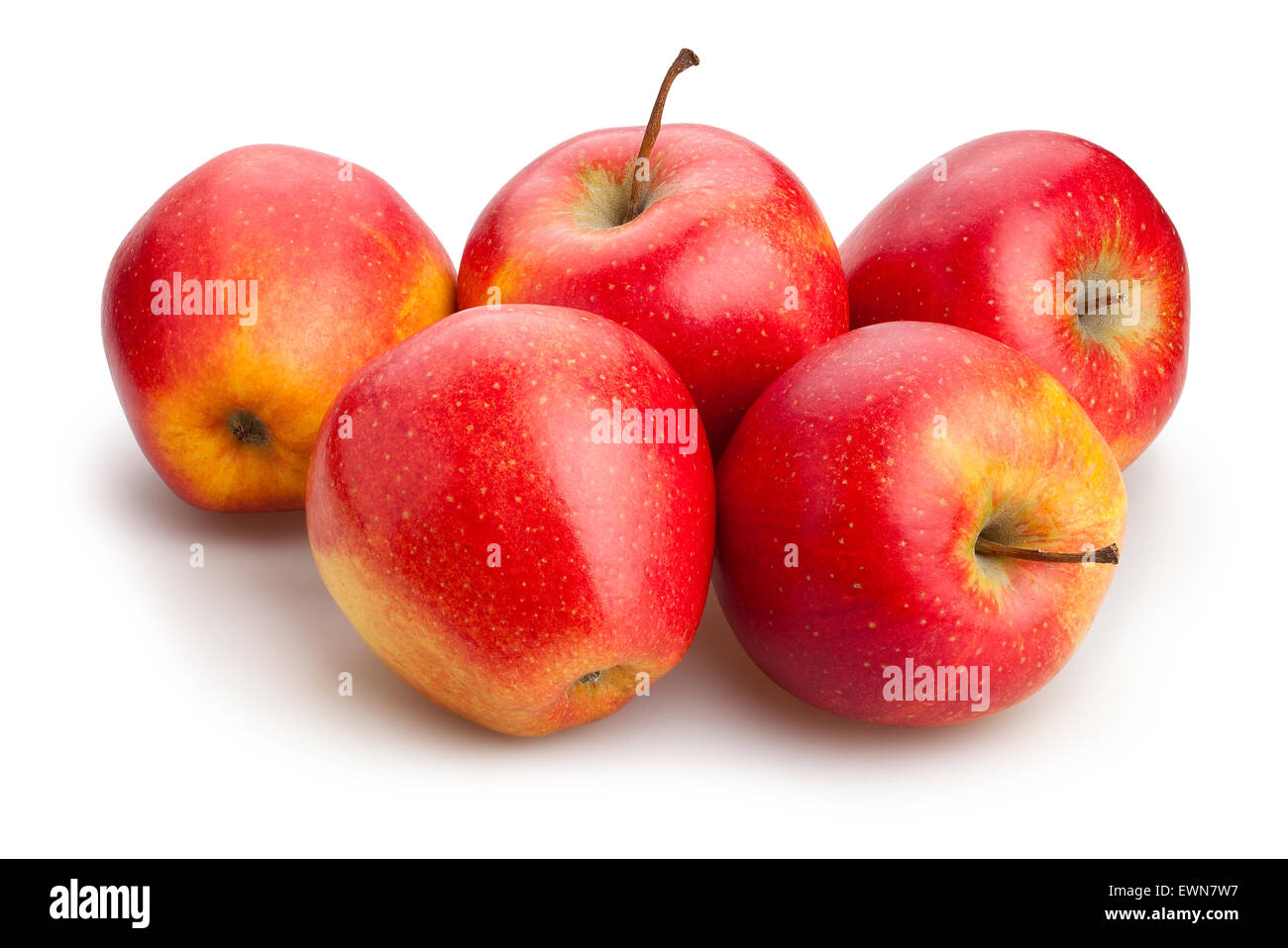 red apples isolated Stock Photo - Alamy