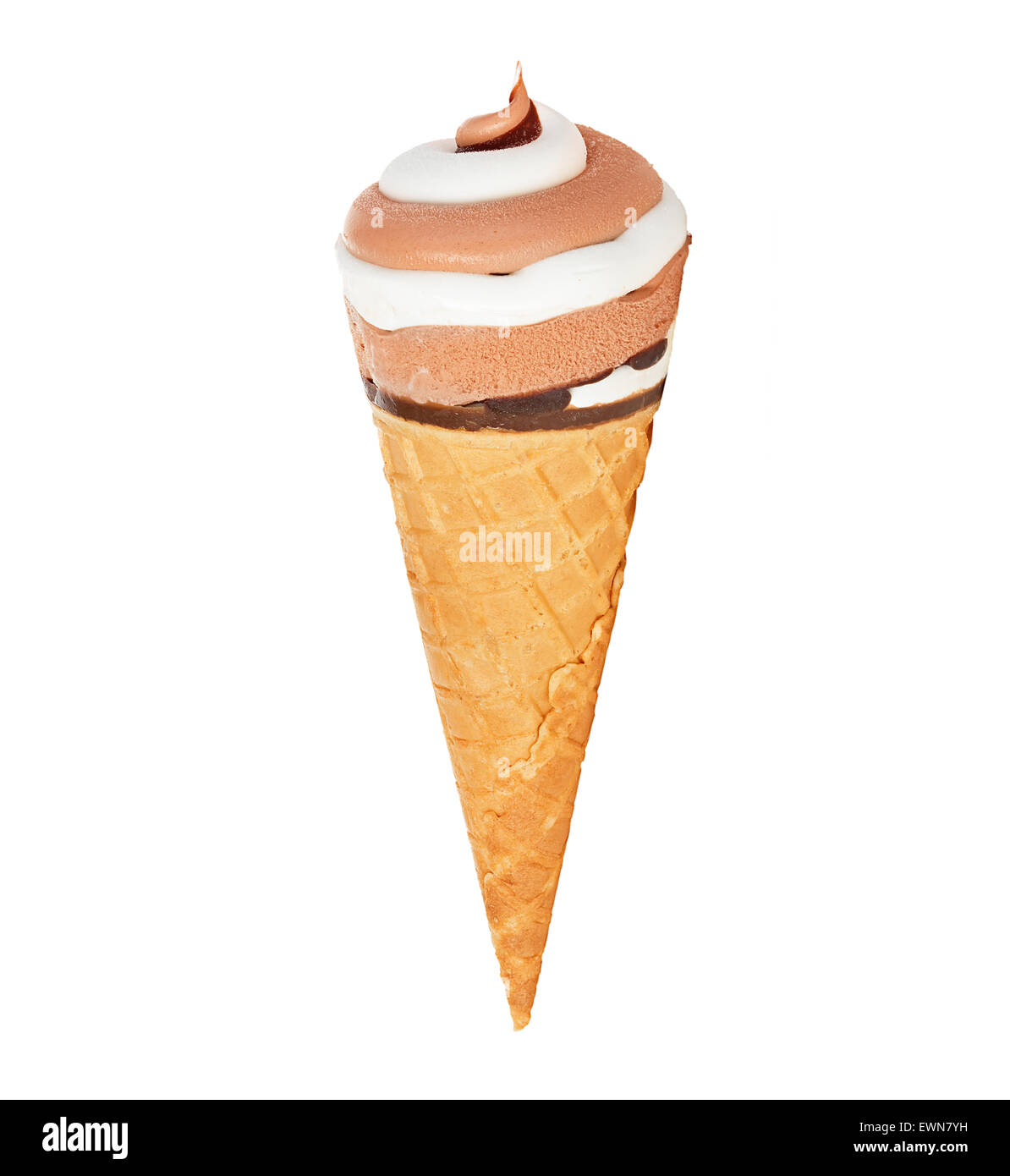 ice cream cone isolated Stock Photo - Alamy